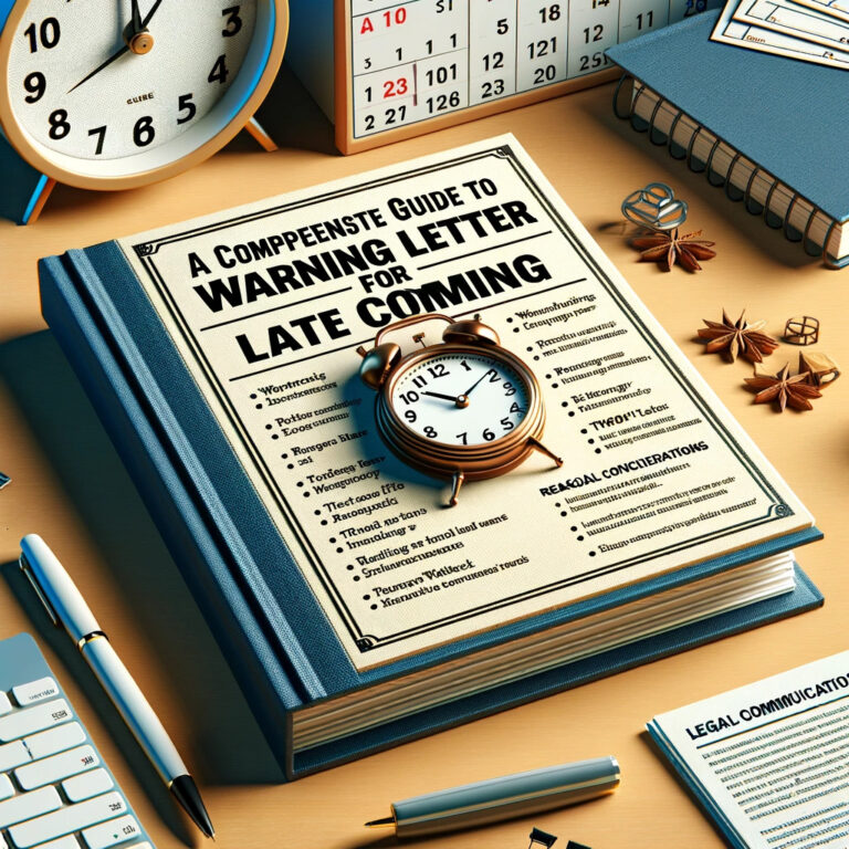 A Comprehensive Guide To Warning Letter For Late Coming ...